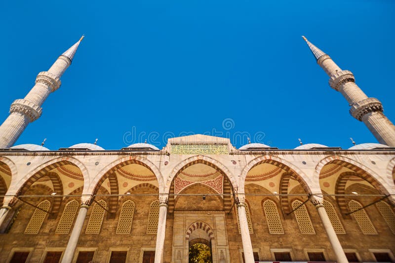 The Inner Courtyard of the Mosque. the Architecture of the Islamic ...