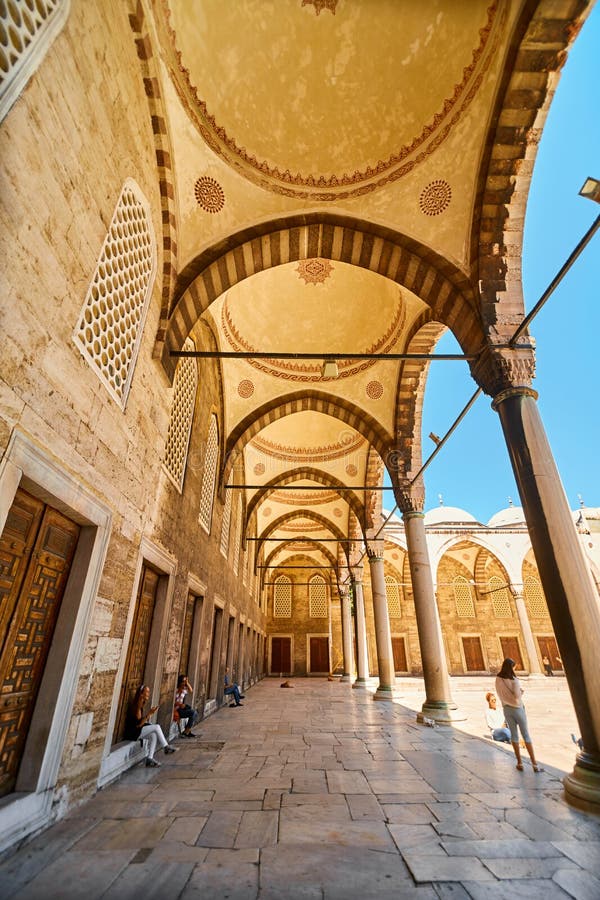 The Inner Courtyard of the Mosque. the Architecture of the Islamic ...