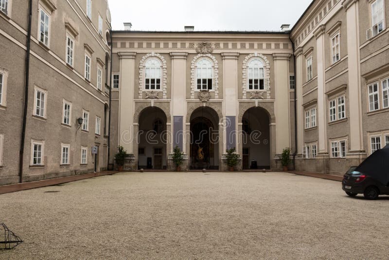 Inner Courtyard of the Old Building #2 Editorial Image - Image of ...