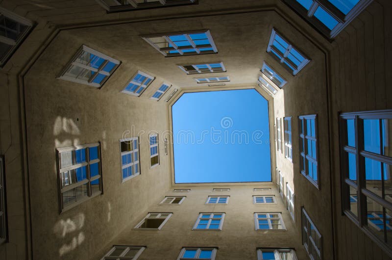 Inner courtyard stock photo. Image of architecture, view - 32427154