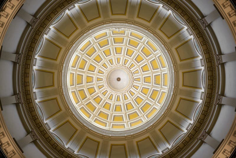 Inner Dome and Ceiling of Colorado State Capitol Editorial Stock Image ...
