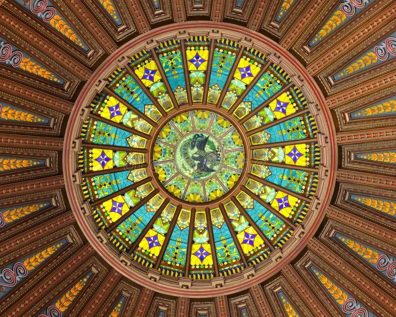 Inner dome design stock photo. Image of brown, american - 12144524