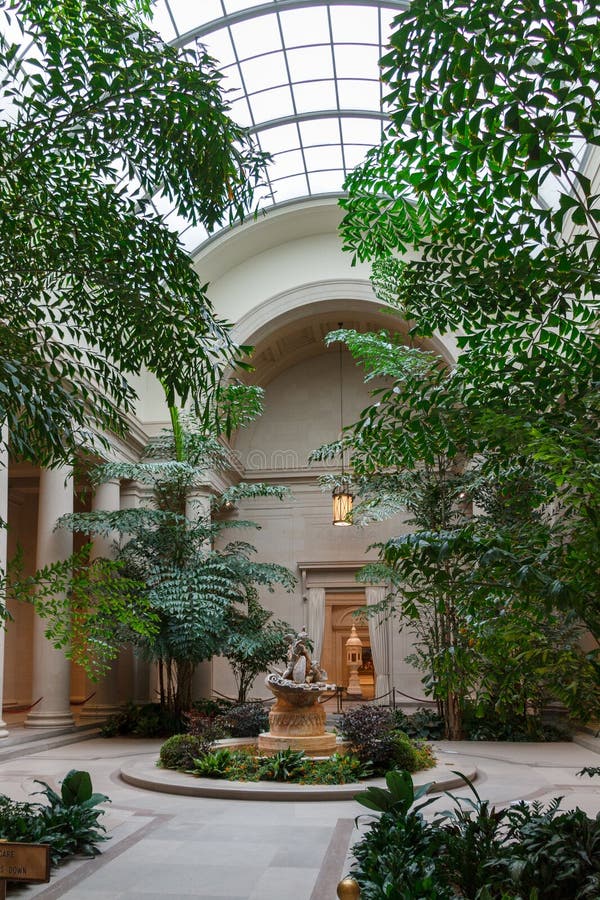 Inner Garden National Gallery of Art Washington DC Editorial ...