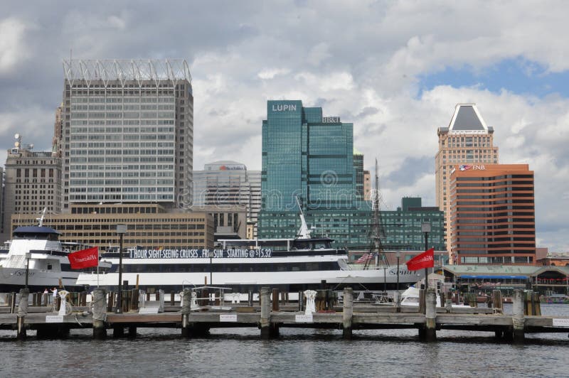 Inner Harbor in Baltimore, Maryland Editorial Stock Photo - Image of ...