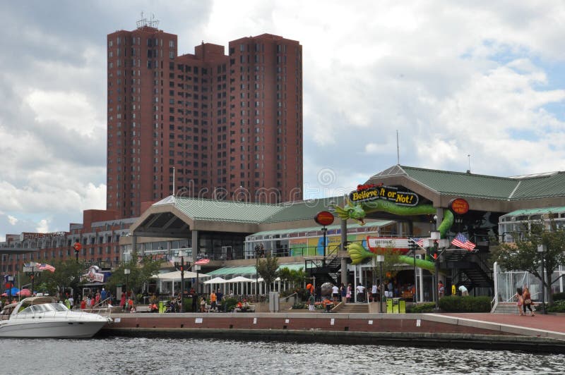 Inner Harbor in Baltimore, Maryland Editorial Photo - Image of landmark ...