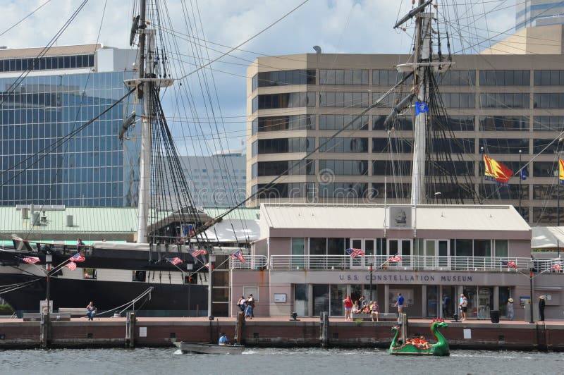 Inner Harbor in Baltimore, Maryland Editorial Photography - Image of ...