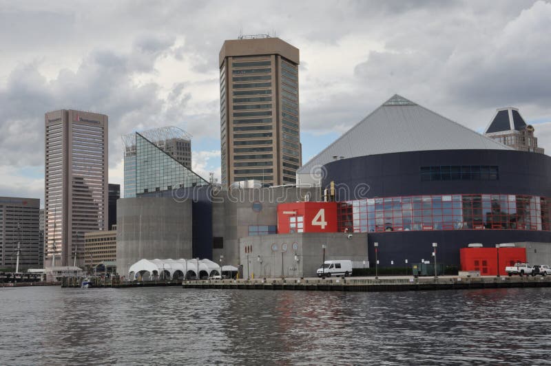 Inner Harbor in Baltimore, Maryland Editorial Photo - Image of building ...