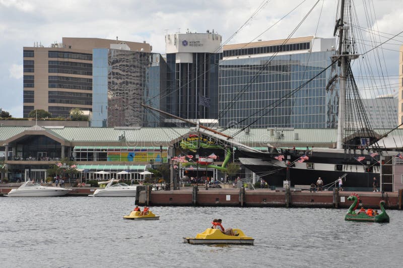 Inner Harbor in Baltimore, Maryland Editorial Stock Image - Image of ...