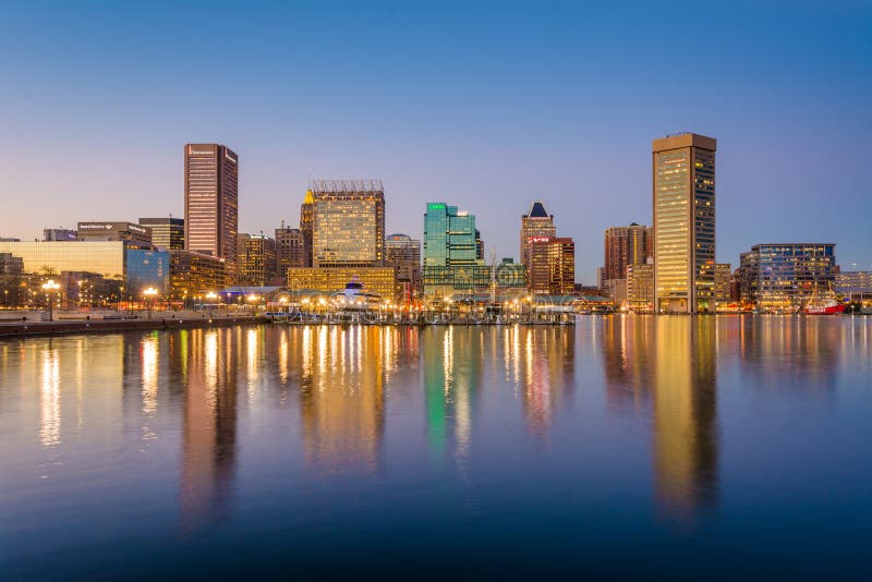 396 Baltimore Skyline Night Photos - Free & Royalty-Free Stock Photos ...