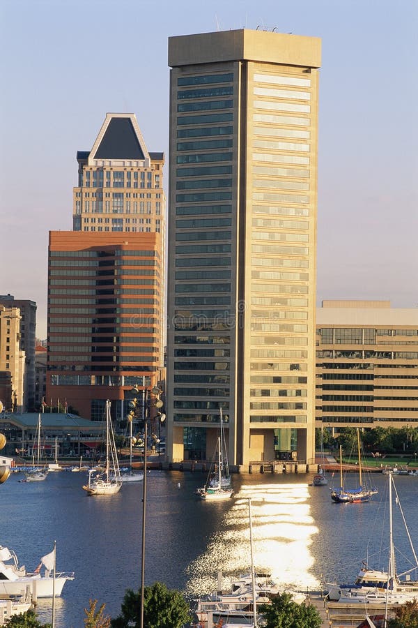 Inner Harbor & Trade Center Building Editorial Photo - Image of visions ...