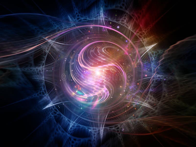 Inner Life of Abstract Visualization Stock Illustration - Illustration ...