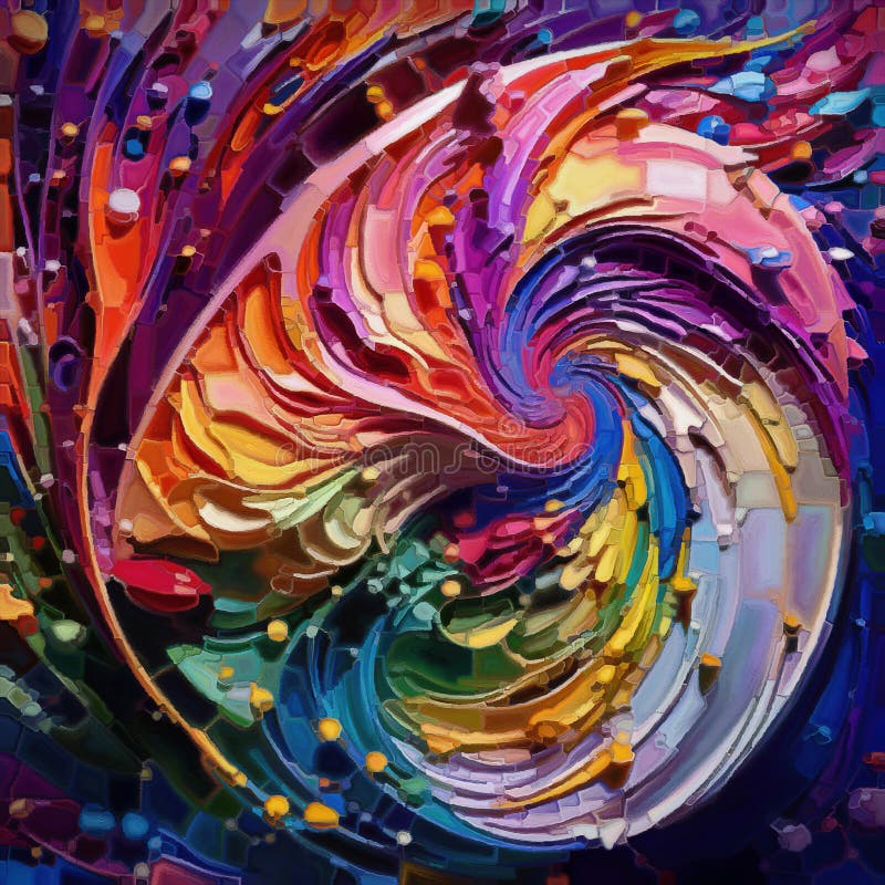 Inner Life of Color Constellations Stock Illustration - Illustration of ...