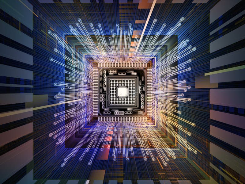 Digital Life Cpu Stock Illustrations – 125 Digital Life Cpu Stock ...