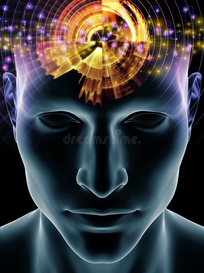 Inner Life of Human Mind stock illustration. Illustration of ...