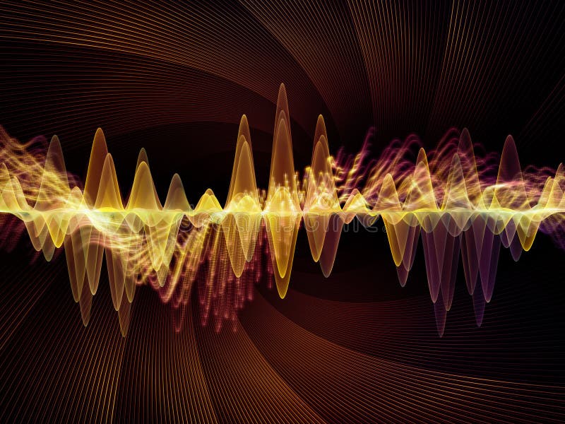Inner Life of Oscillation stock illustration. Illustration of equalizer ...