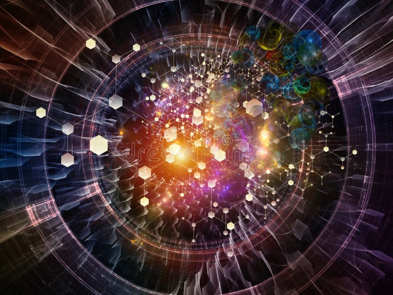 Inner Life of Physical Structure Stock Illustration - Illustration of ...