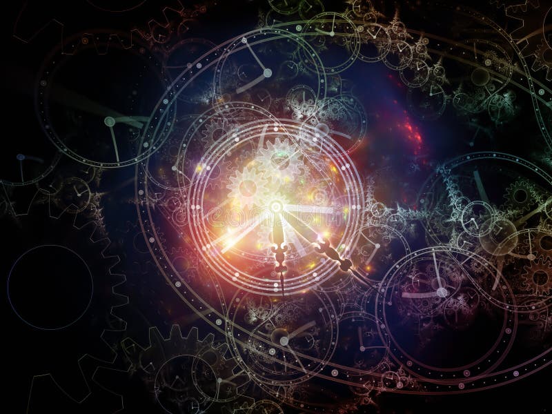 Inner Life of Temporal Realm Stock Illustration - Illustration of ...