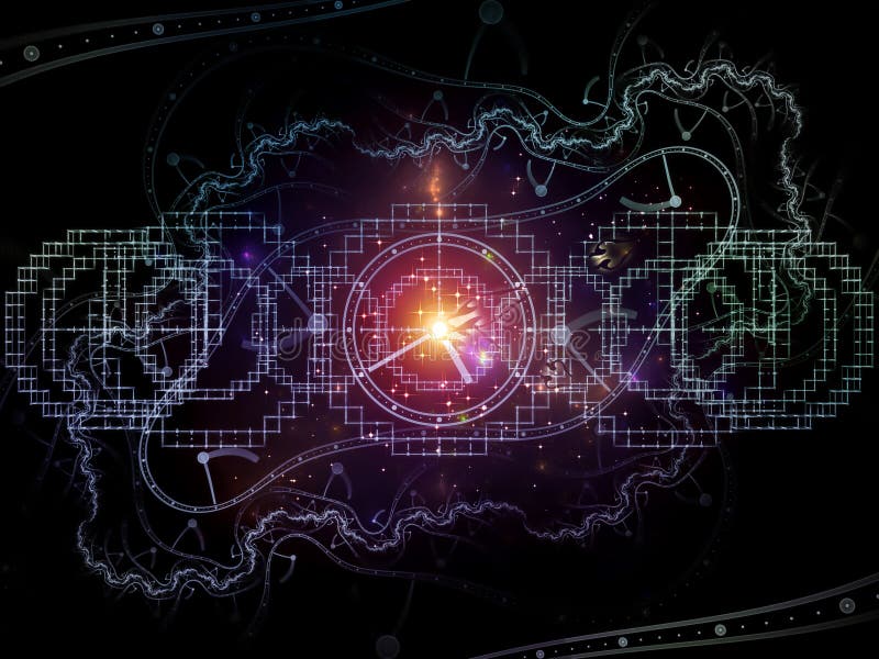 Inner Life of Temporal Realm Stock Illustration - Illustration of ...
