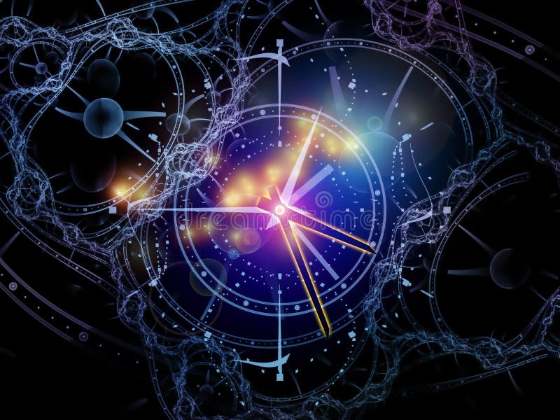 Inner Life of Temporal Realm Stock Illustration - Illustration of light ...