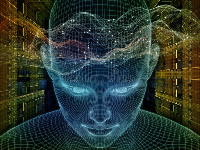 Synergies of Brain Frequencies Stock Illustration - Illustration of ...