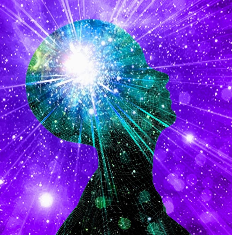 Vivid mind stock illustration. Illustration of drops - 135992998