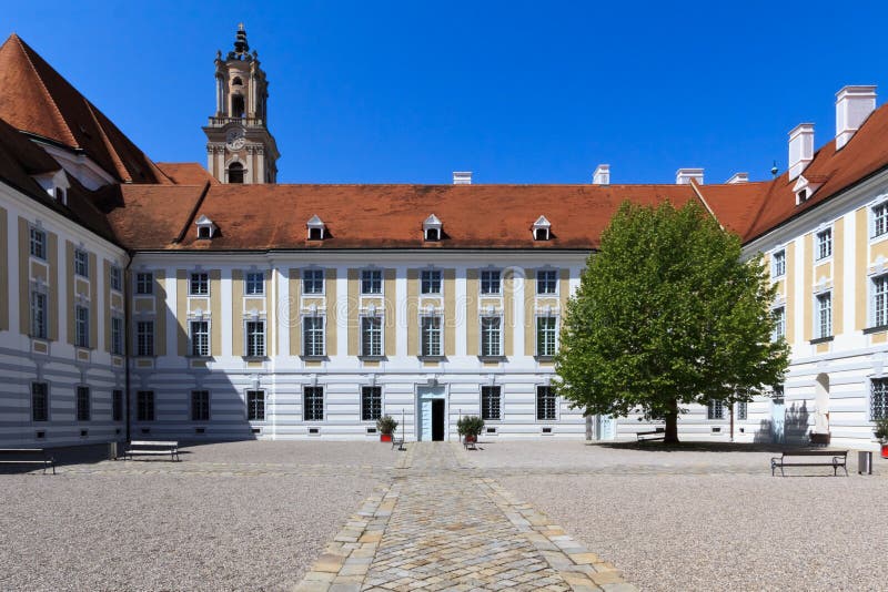 Inner monastery courtyard stock image. Image of christianity - 24903709
