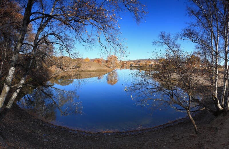 Inner Mongolia Panorama stock photo. Image of blue, beautiful - 12275130