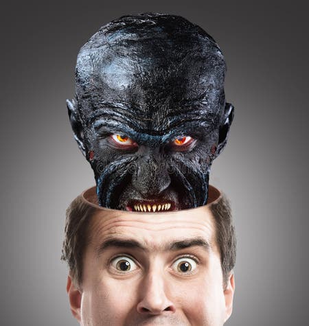 Inner monster. Concept stock image. Image of adult, mental - 78723995