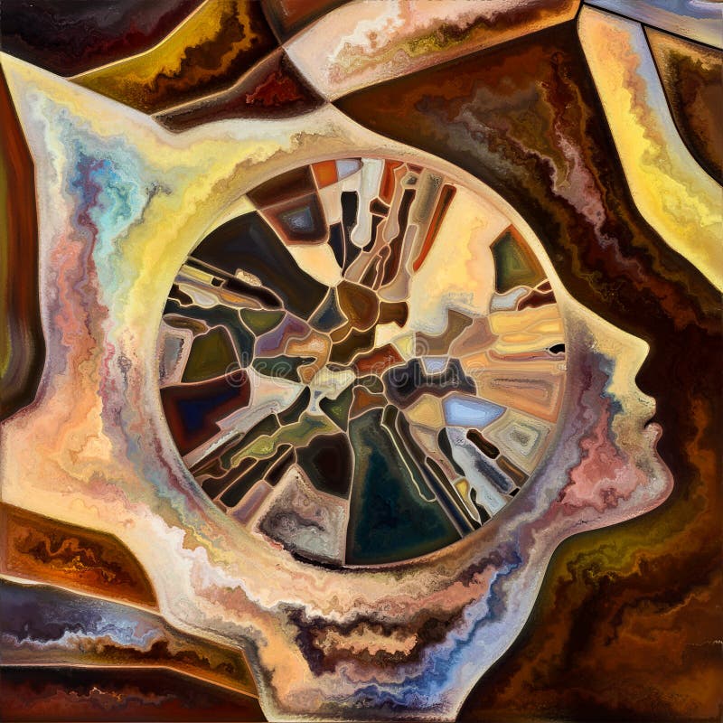 Inner Patterns stock illustration. Illustration of gradient - 197326877