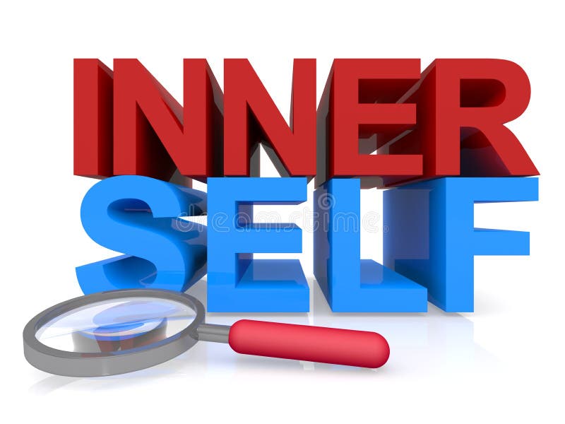 Inner Self Complex Like a Puzzle - Pictured As Word Inner Self on a ...