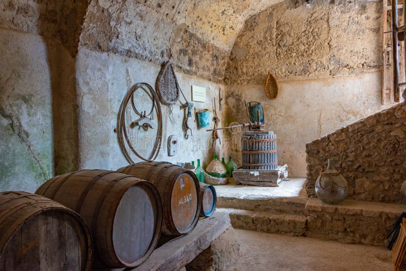 Inner Structures of the Castello Aragonese at the Italian Island Stock ...