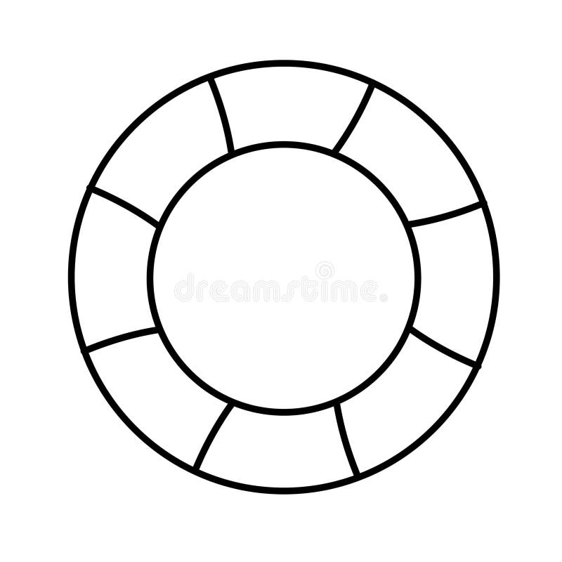 Inner Tube Vector Icon Easily Modify. Stock Vector - Illustration of ...