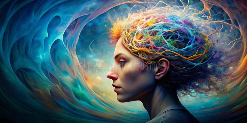 Inner Turmoil Abstract Reflections of a Troubled Mind AI-Created ...