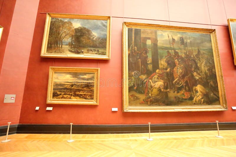 The Borghese Collection: the Egyptian Room Statue at Louvre Museum in ...