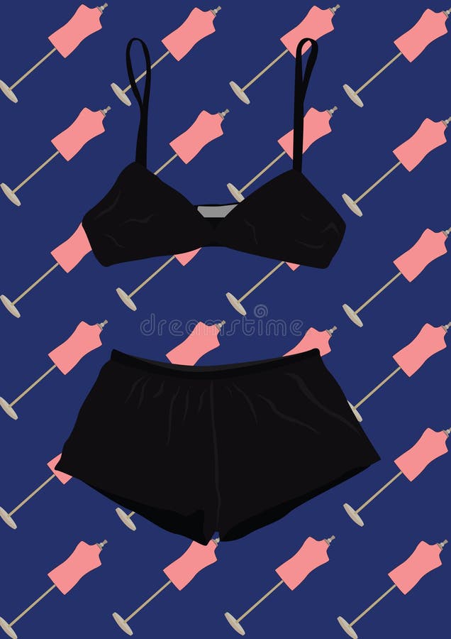 Inner Wear. Vector Illustration Decorative Design Stock Vector ...