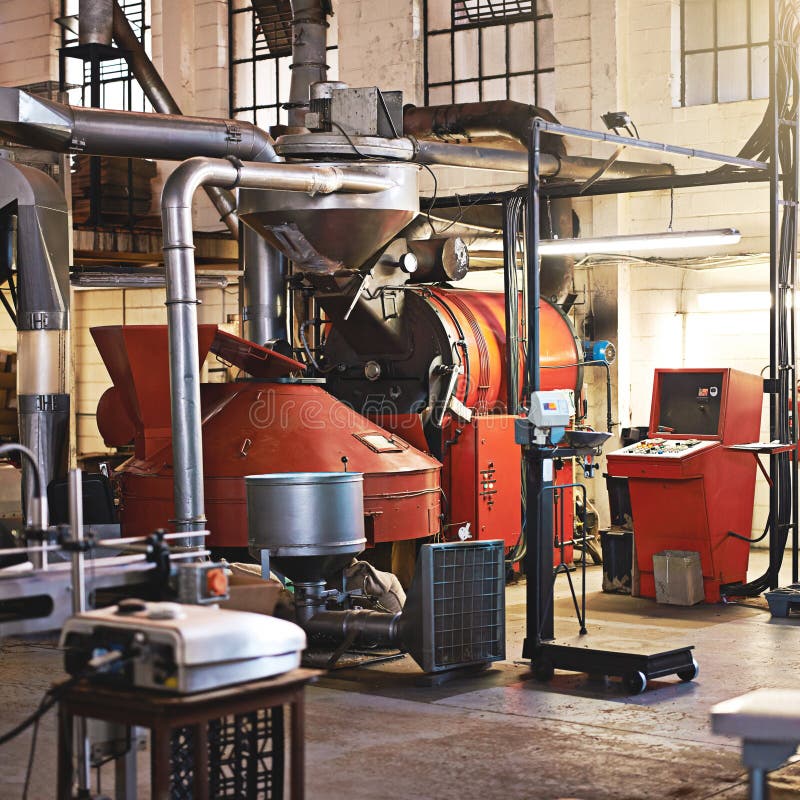 The Inner Workings of the Plant. the Inside of a Distribution Warehouse ...