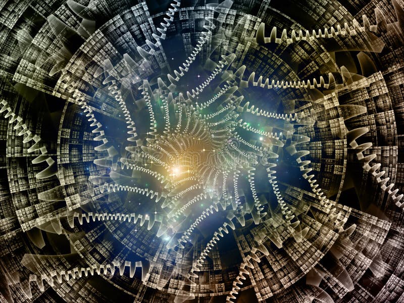 Virtual Space Geometry stock illustration. Illustration of line - 157932521