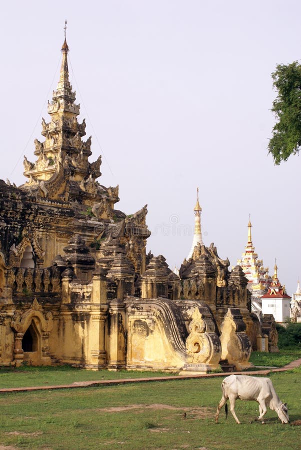 Inner yard of monastery stock photo. Image of travel, grass - 6232210