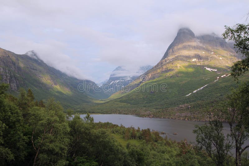 Innerdalen valley, Norway stock image. Image of sunndal - 59309209