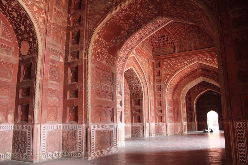 Inneres Taj Mahal Hall stockbild. Bild von tourismus - 25727867