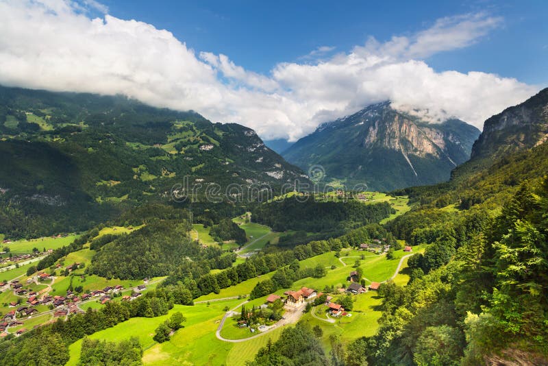 Innertkirchen. Switzerland stock image. Image of switzerland - 52219949