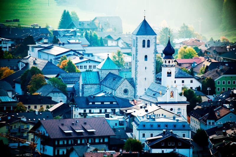 Innichen stock image. Image of italy, drei, landscape - 18723509