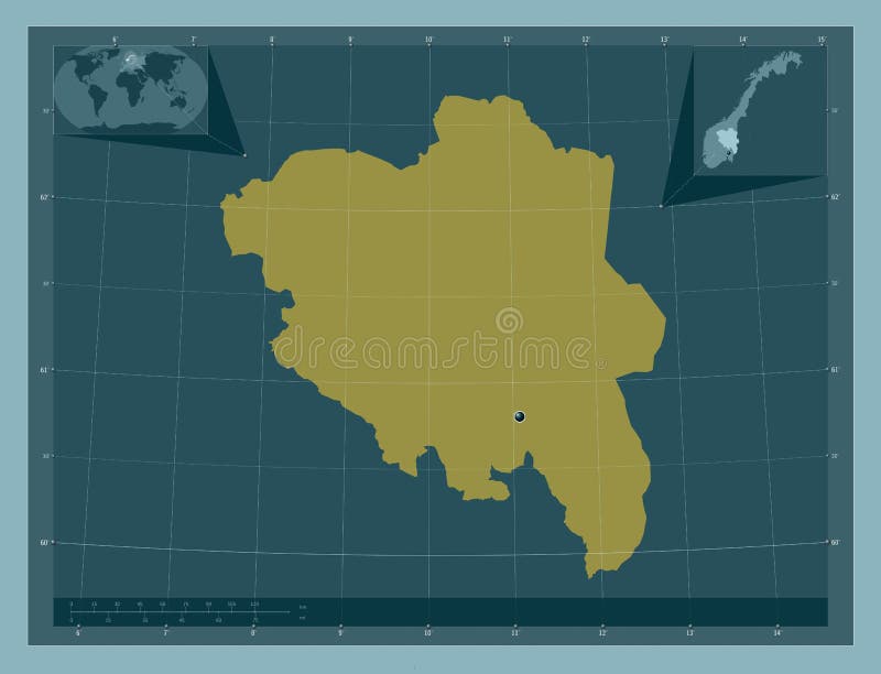 Innlandet, Norway. Solid. Capital Stock Illustration - Illustration of ...