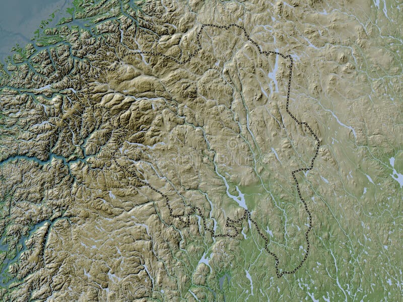 Innlandet, Norway. Wiki. No Legend Stock Image - Image of planet, oslo ...