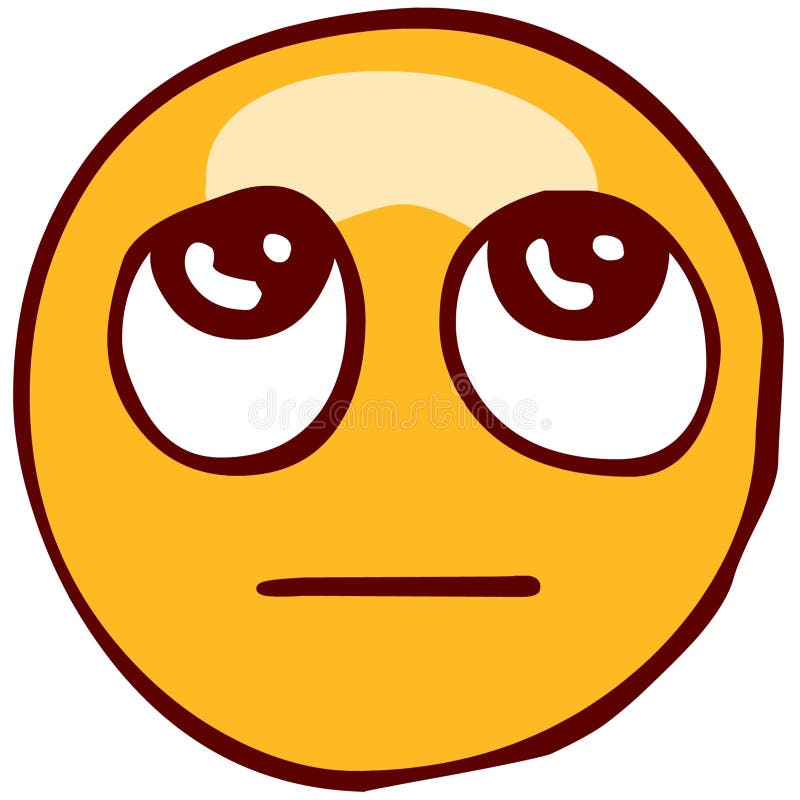 Innocent emoji stock illustration. Illustration of cute - 271858900