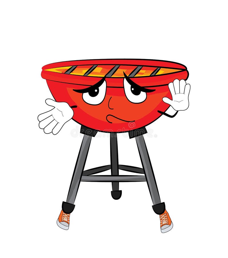 Sad grill cartoon stock illustration. Illustration of lonely - 49313441