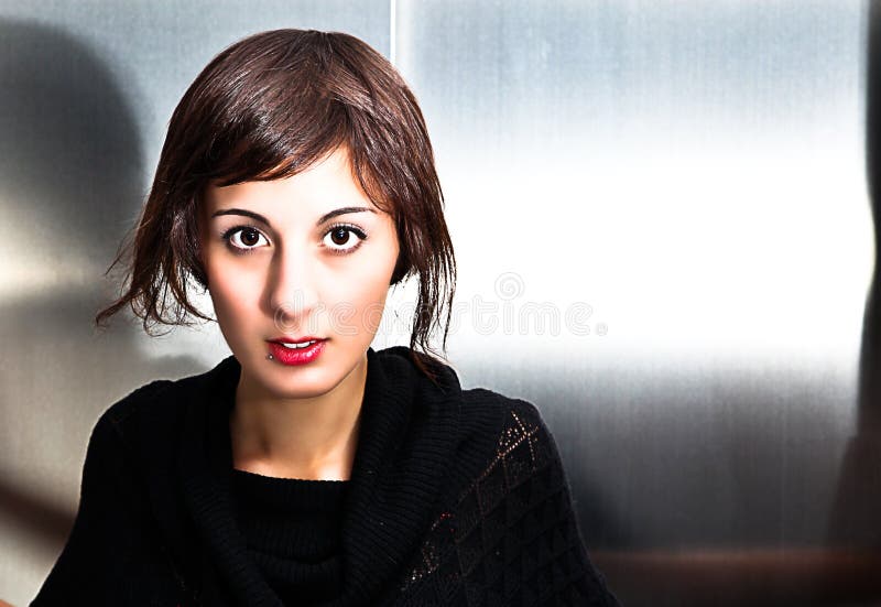 Innocent Look stock photo. Image of hair, eyes, mouth - 11387238