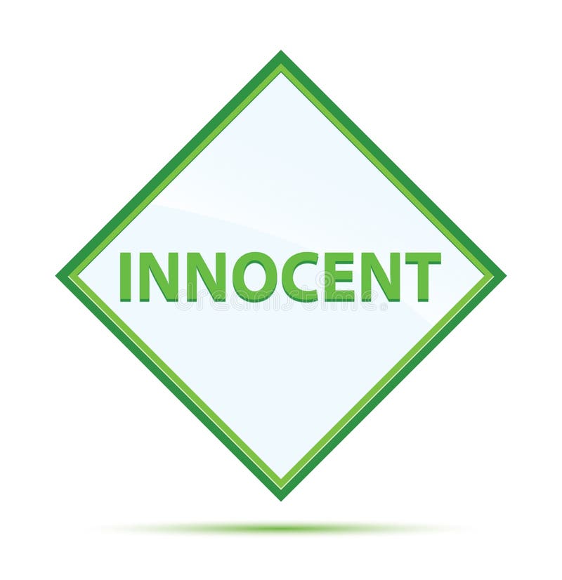 Innocent Modern Abstract Green Diamond Button Stock Illustration ...