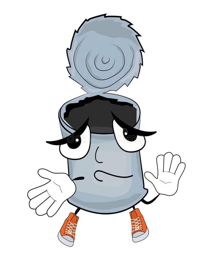 Innocent Opened Can Cartoon Stock Illustration - Illustration of opened ...