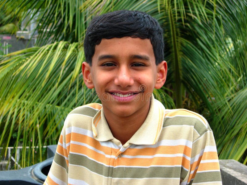 Simple Indian Village Boy stock photo. Image of charming - 5235704